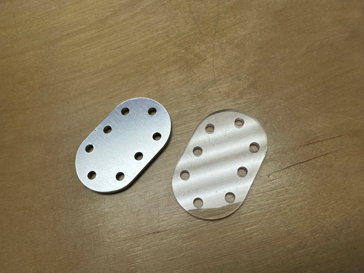 Discovery 2 Aluminum blank-off plate & replacement PC Glass kit for 1s ...